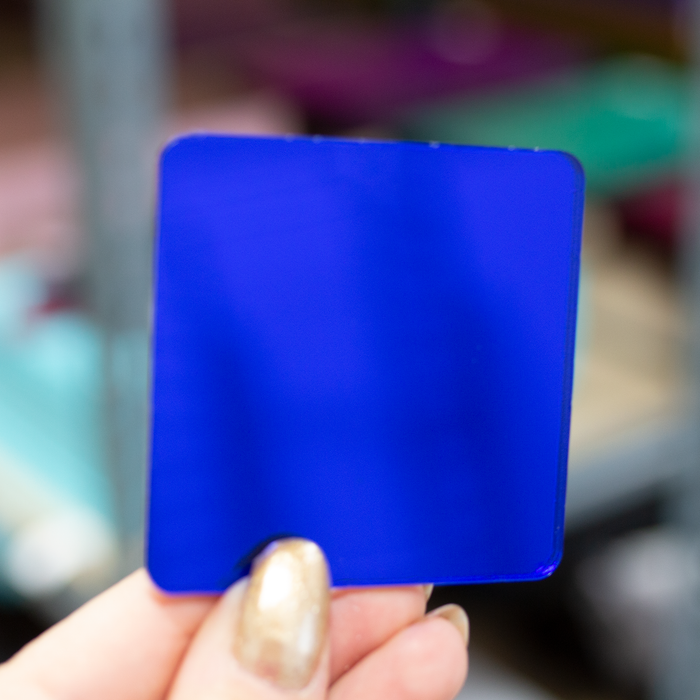 Royal Blue Mirror 1/8" Acrylic Sheet
